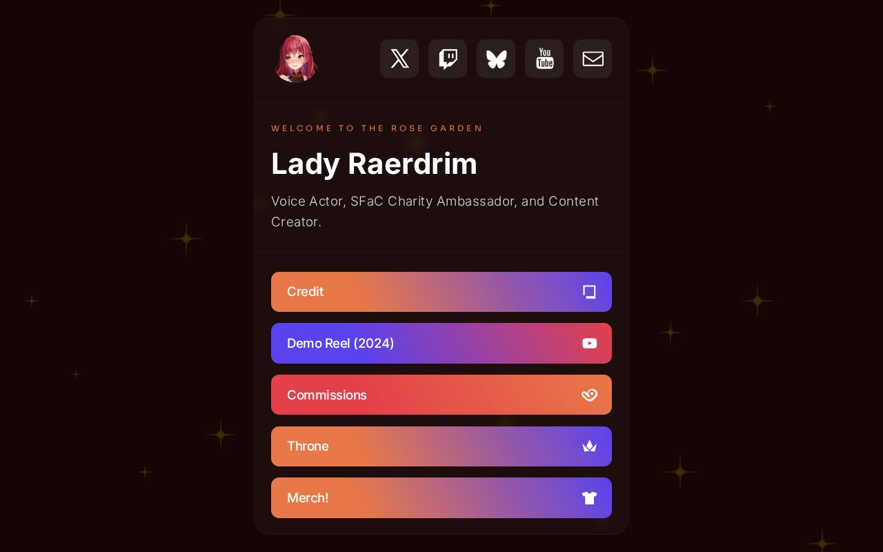Lady Rae's Website